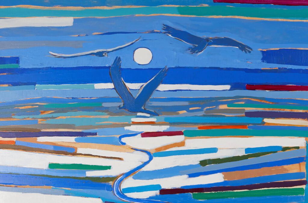 Katharine Edwards – an artist working as a painter and glass maker